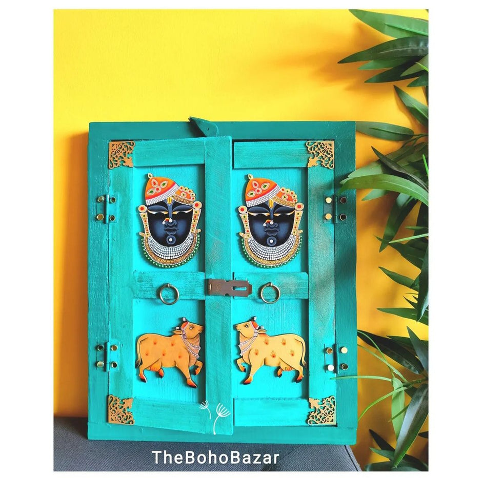 Hand Painted Jharokha – TheBohoBazar
